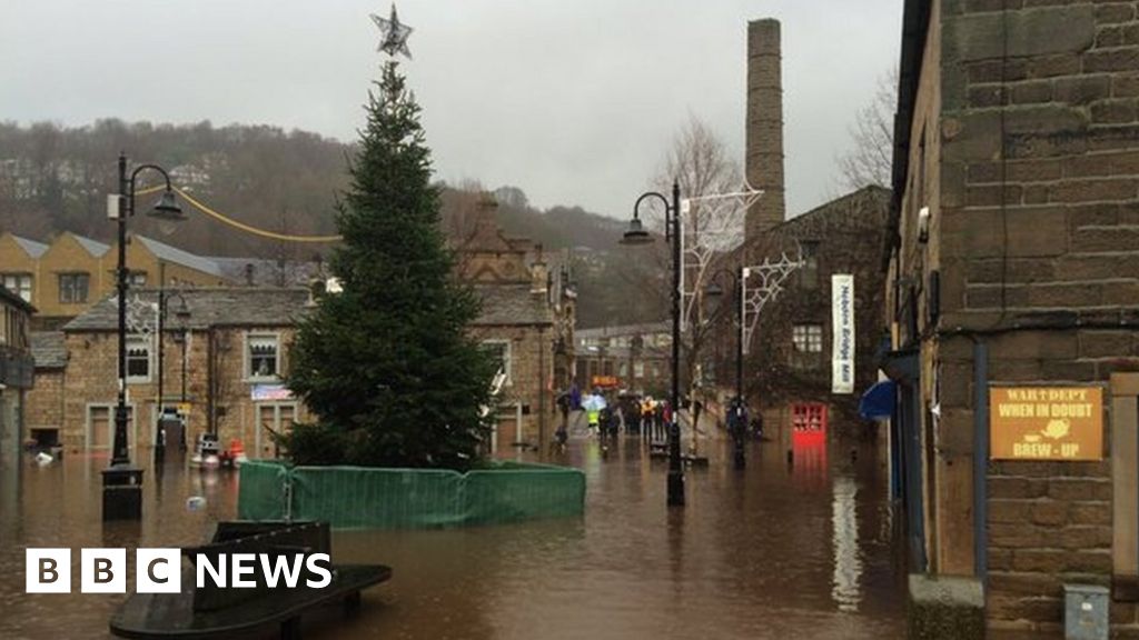 Calder Valley flood defences improved with £8m grants - BBC News