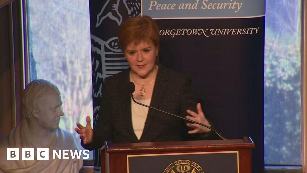 Nicola Sturgeon Warns Of No Deal Brexit In Us Speech