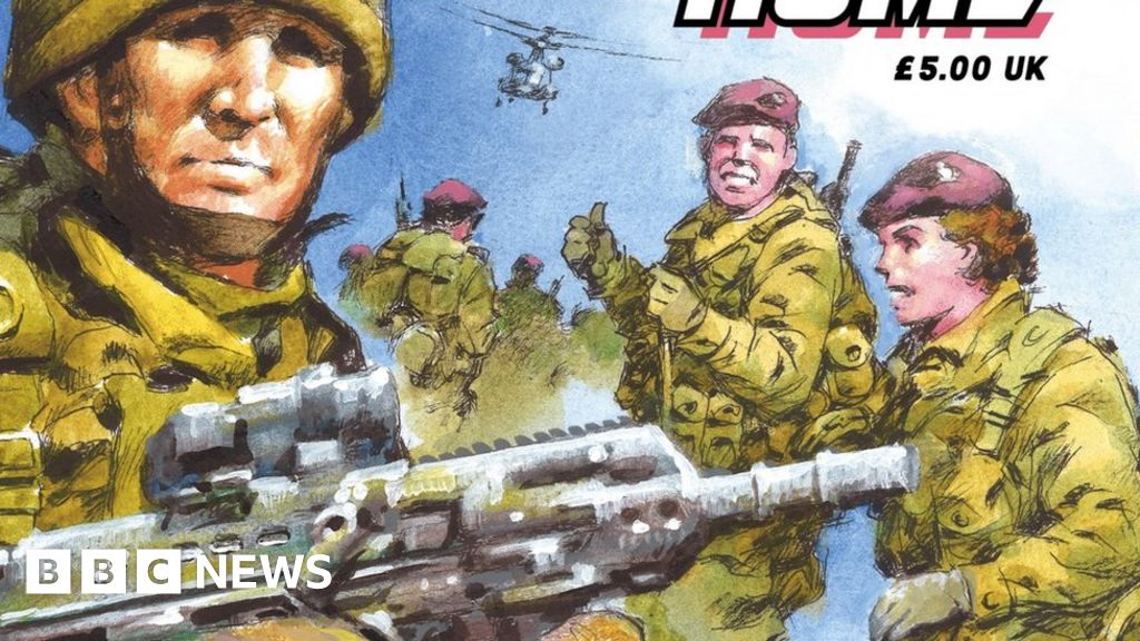 Veterans' experiences shared in comic book, Coming Home - BBC News