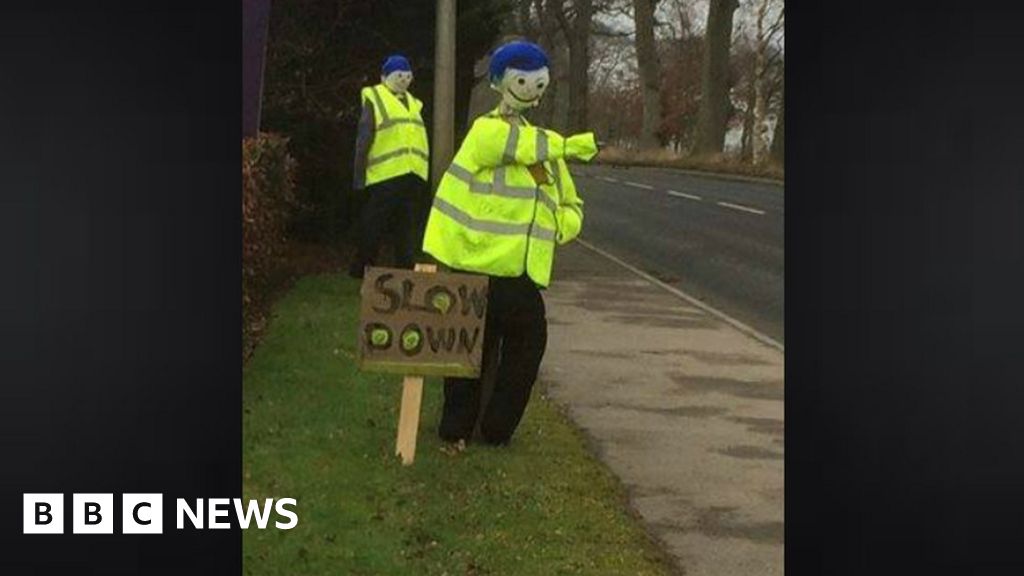 Traffic calming mannequins removed from Coupar Angus fatal collision ...