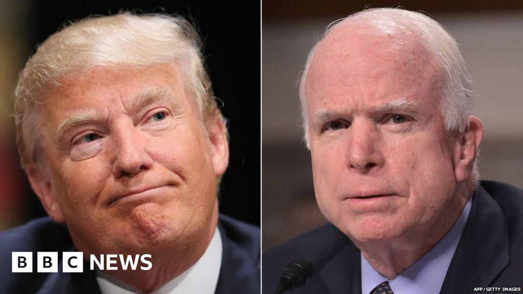 Trump sparks anger with McCain war record comments - BBC News