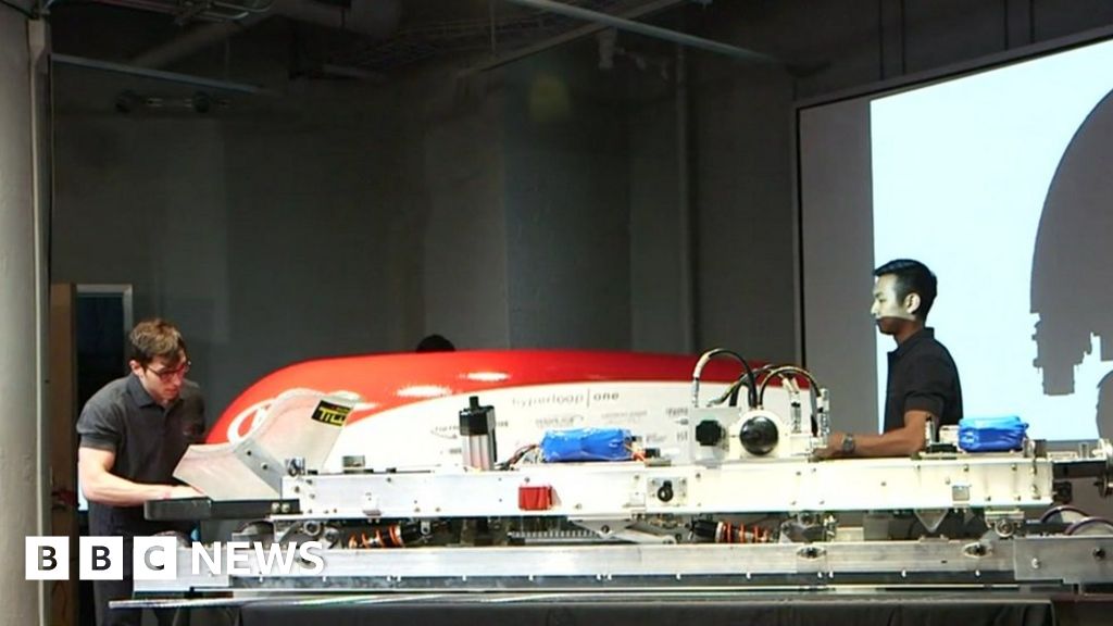 New Hyperloop model shown by MIT - BBC News
