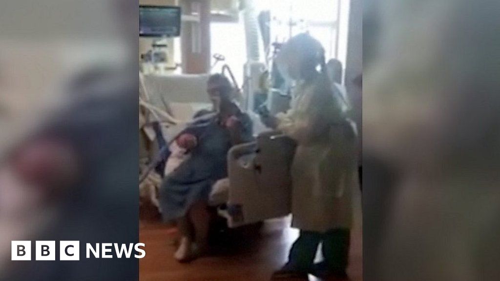 Intubated Covid patient plays violin to thank Utah hospital staff - BBC ...