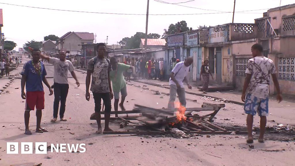Anti-Kabila protests hit DR Congo's capital Kinshasa - BBC News