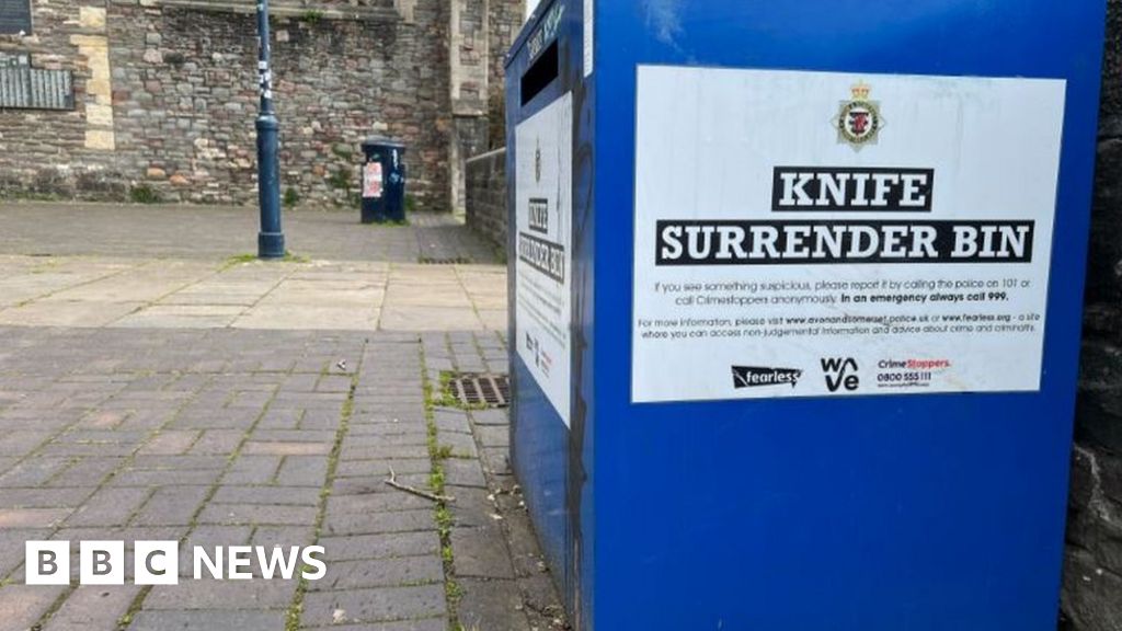 Bristol knife surrender bins take 175 knives off city's streets - BBC News