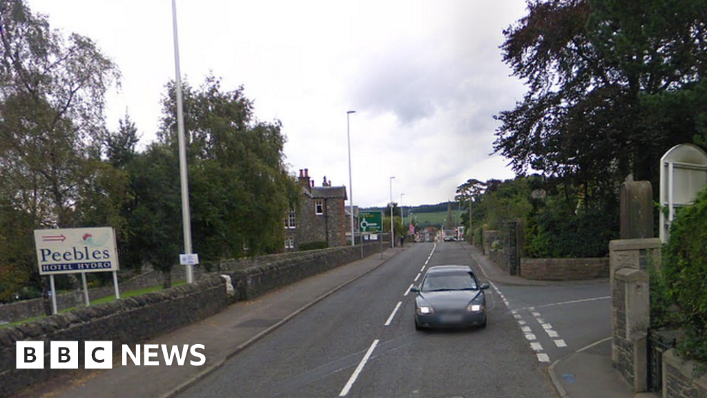 Boy, 5, badly hurt in Peebles road accident - BBC News