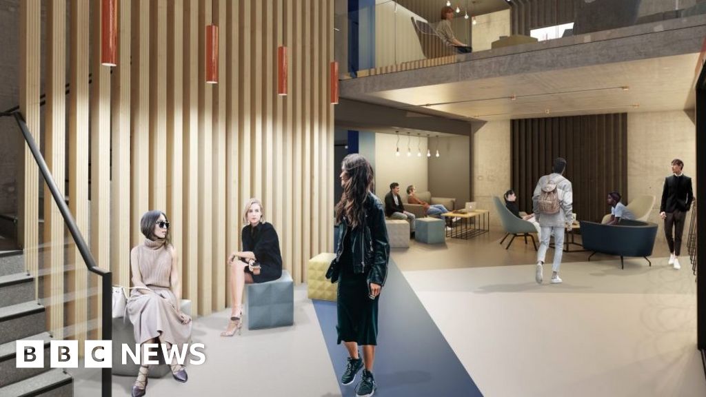 Tallest building for Cardiff gets 'topped out' - BBC News