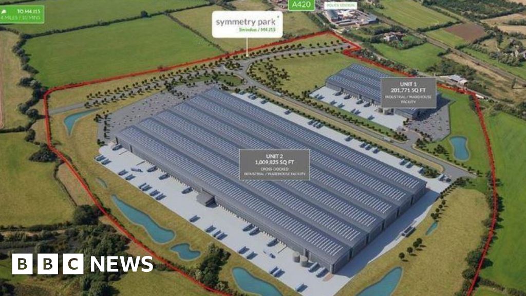 Swindon: Plans to create second building next to Amazon depot - BBC News