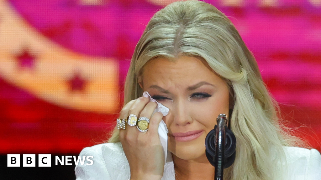 Watch: Prayer, tears and a Trump-Musk handshake at Kirk memorial