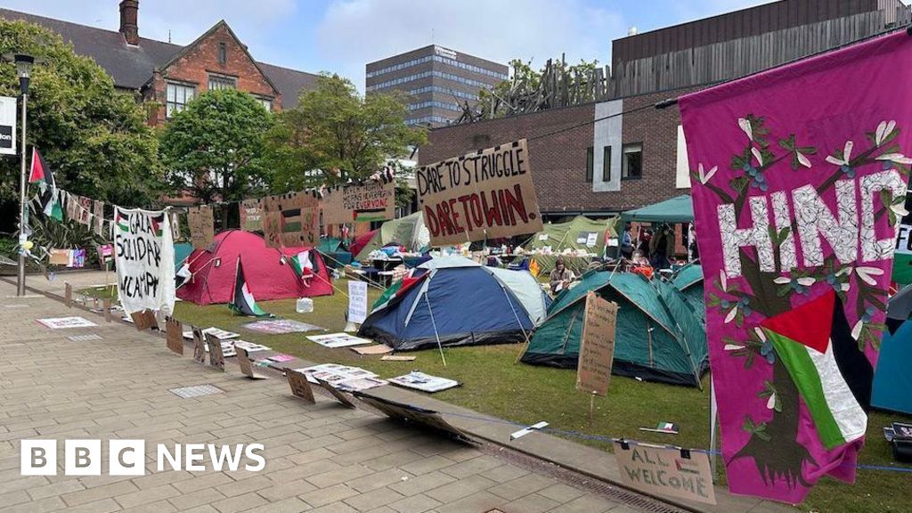Newcastle University students 'terrified' amid Gaza war protests
