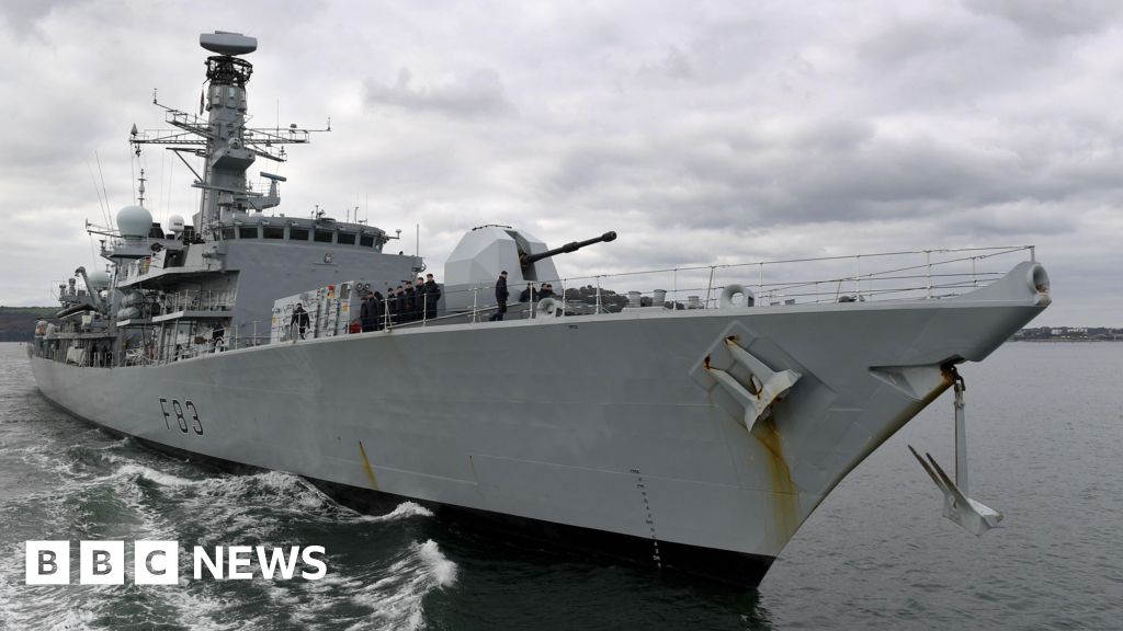 Royal Navy warship passes final training after refit in Devon