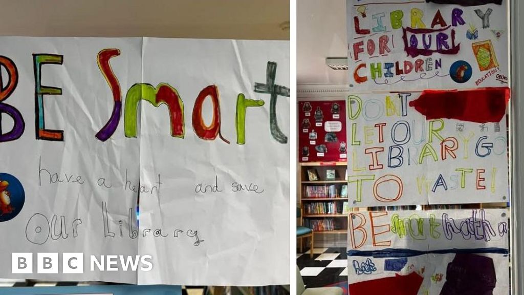 Rottingdean Library children's campaign poster removed by council - BBC ...