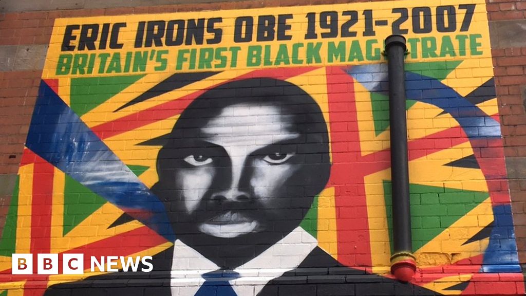 Nottingham mural honours UK's first black magistrate - BBC News