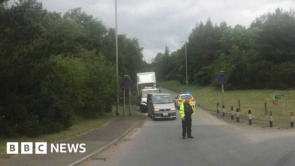 A30 crash: Man killed and daughter injured - BBC News