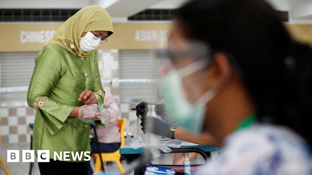 Singapore ruling PAP party wins elections, but support falls - BBC News