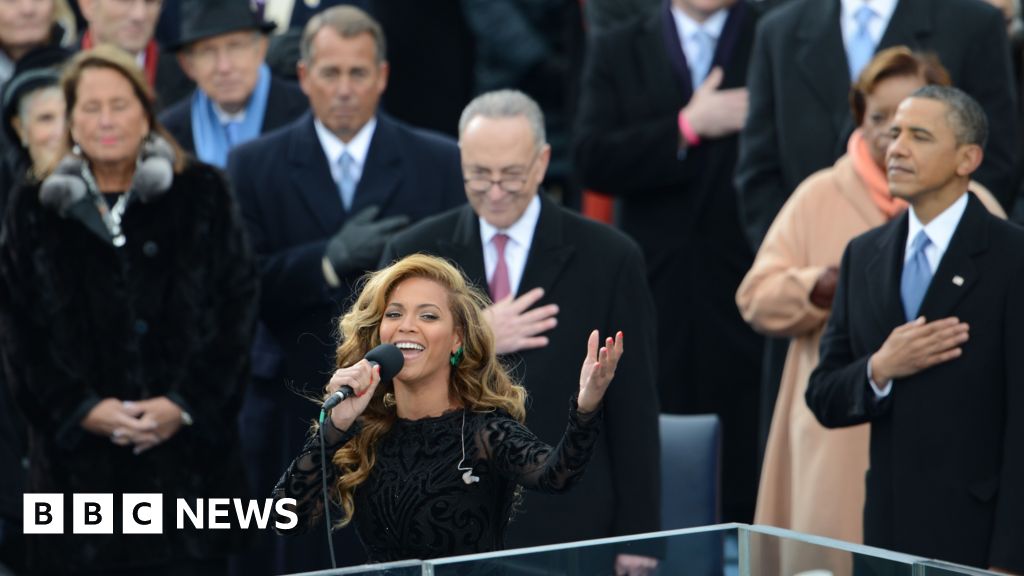 US national anthem sung at inaugurations over the years
