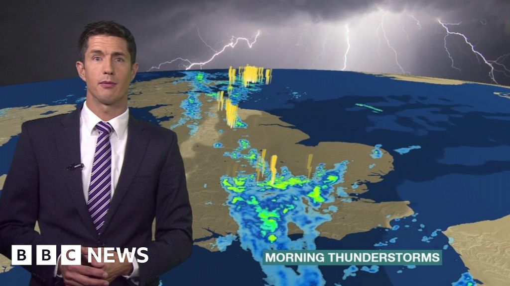 UK thunderstorms: What to expect today - BBC News
