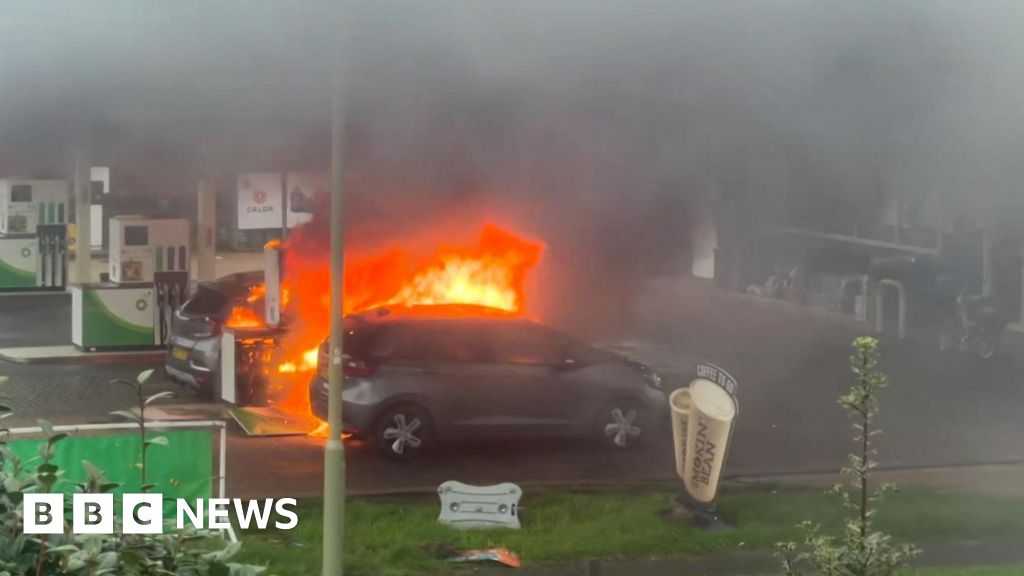 Arrest after fire erupts at Lee-on-the-Solent petrol station
