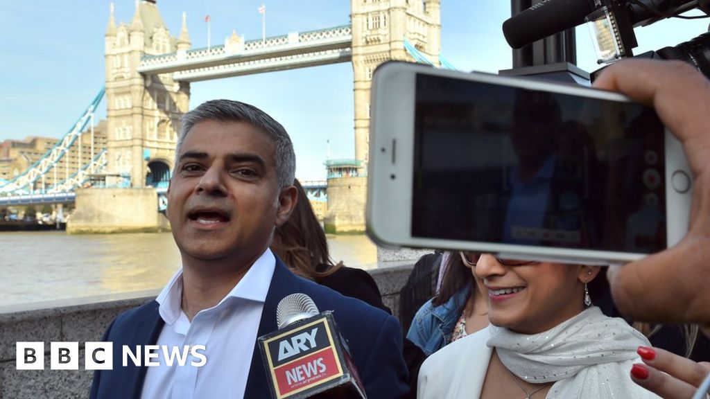 Sadiq Khan Global Figures And Media React To London Mayoral Victory