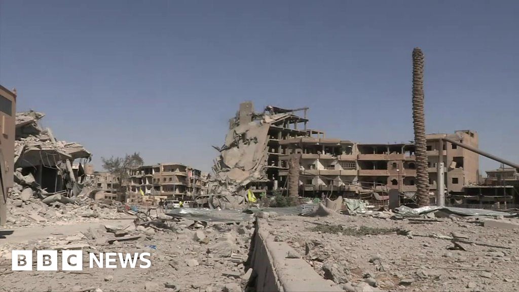 Inside Raqqa after IS pushed out - BBC News