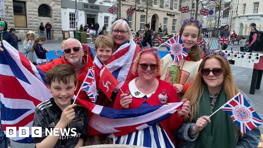 People on the Isle of Man join together to watch the Coronation