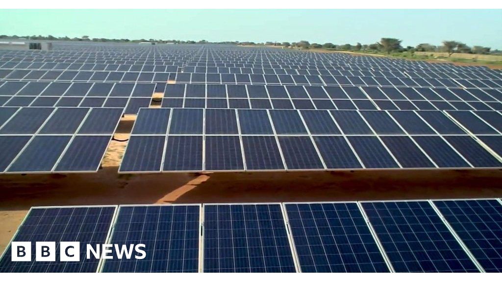 West Africa's biggest solar plant - BBC News