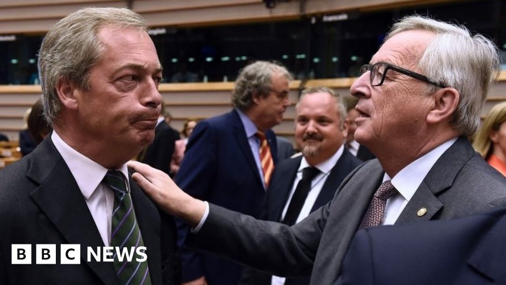 Brexit vote: Bitter exchanges in EU parliament debate - BBC News