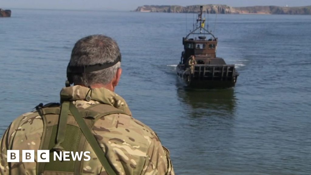 Hundreds take part in joint-military exercise in Wales - BBC News