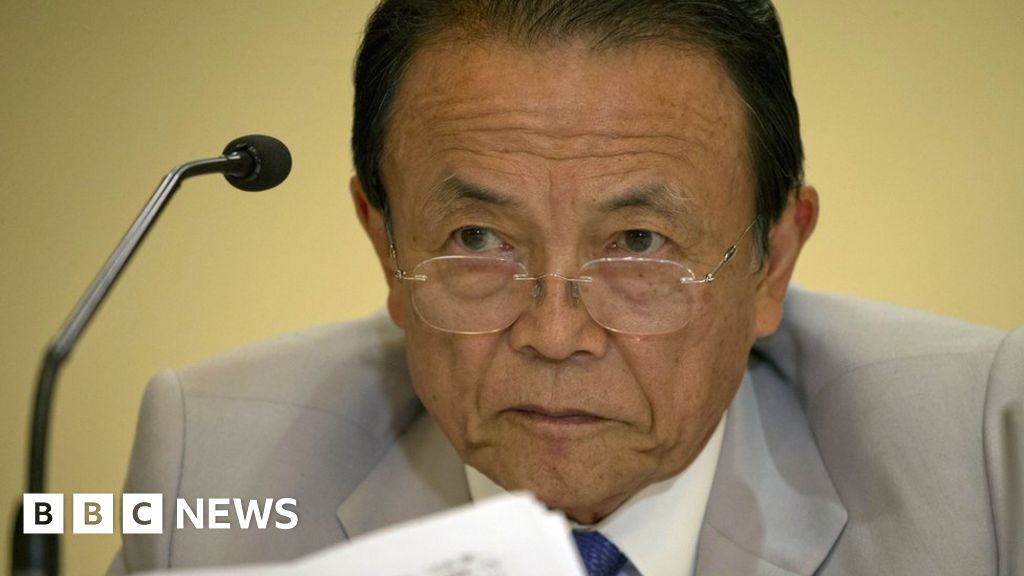 Taro Aso: Japan minister U-turns on birth-rate gaffe - BBC News