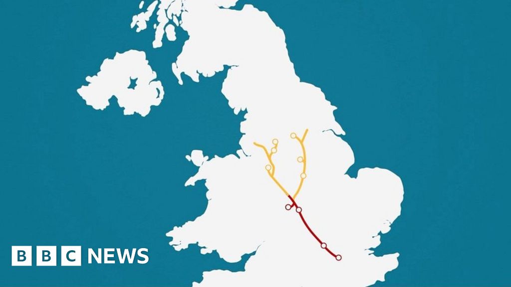 HS2: Views from along the track - BBC News