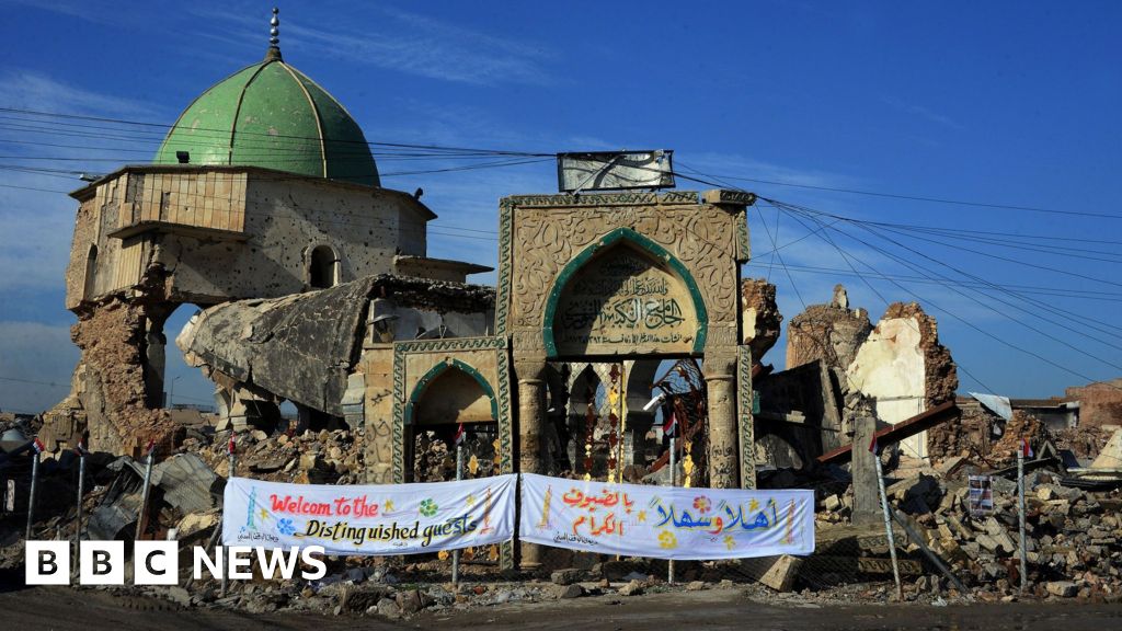 Iraq begins rebuilding of Mosul landmark Great Mosque of al-Nuri - BBC News