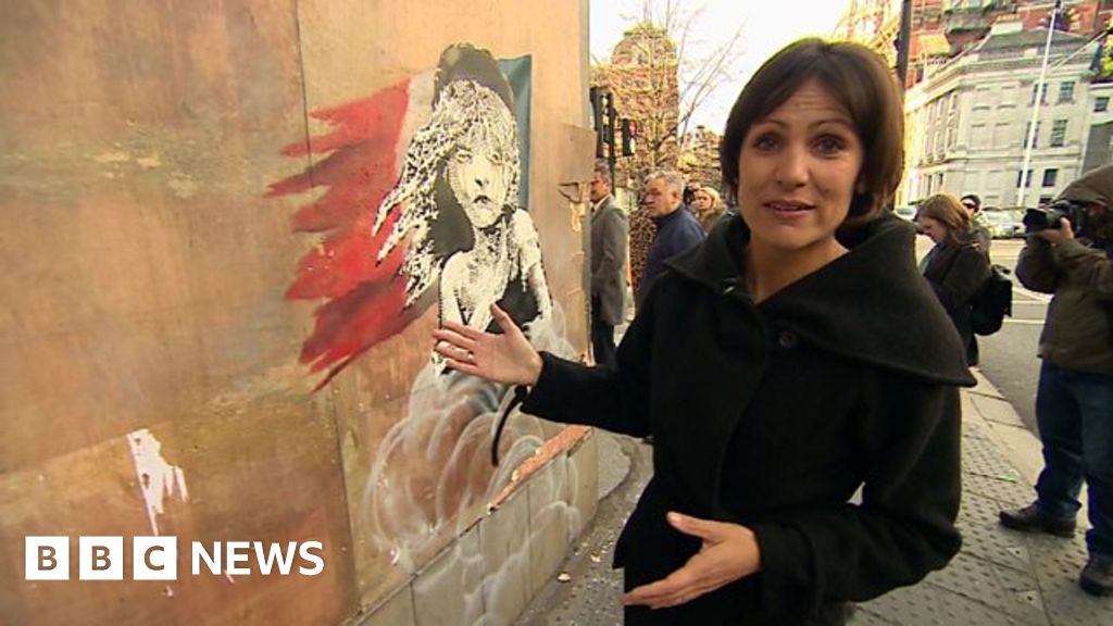 Londoners on Banksy's latest work about the Calais 'Jungle' - BBC News