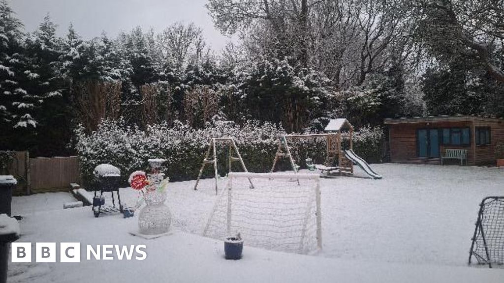 In pictures: Snow falls in parts of Surrey