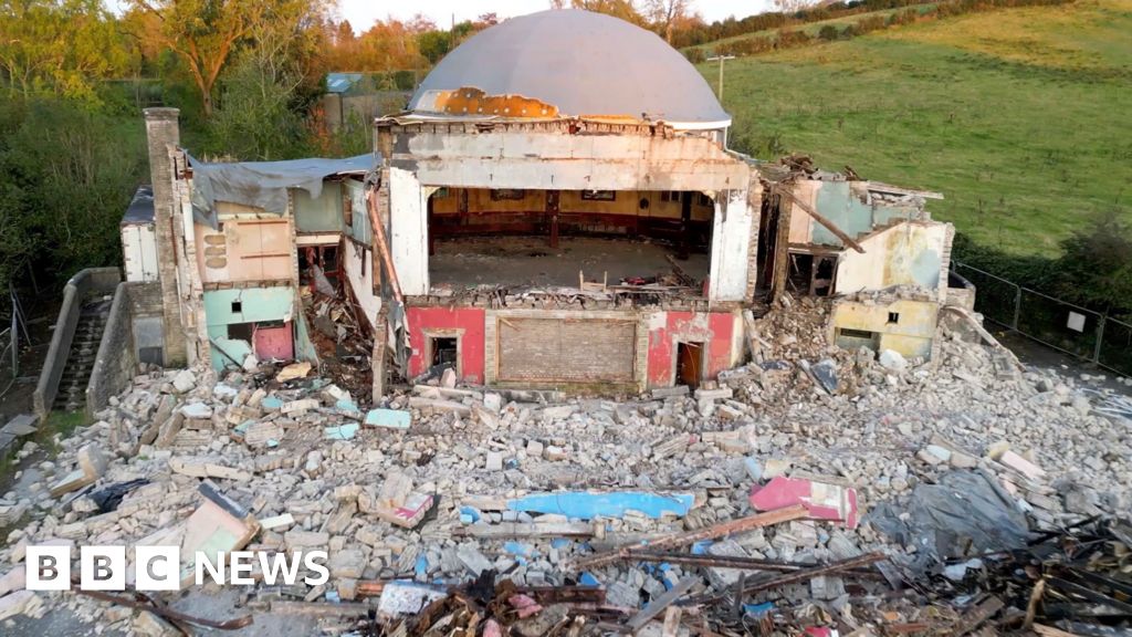 Edendork Hall: Curtain call as famed dance hall reduced to rubble - BBC ...