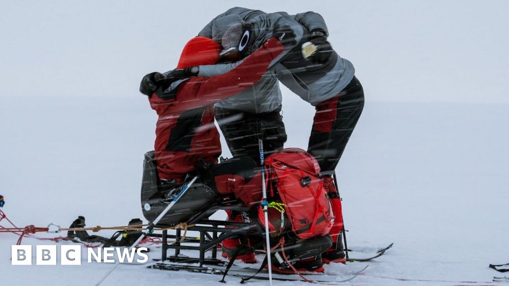 First disabled team crosses Europe's largest ice cap in just 11 days