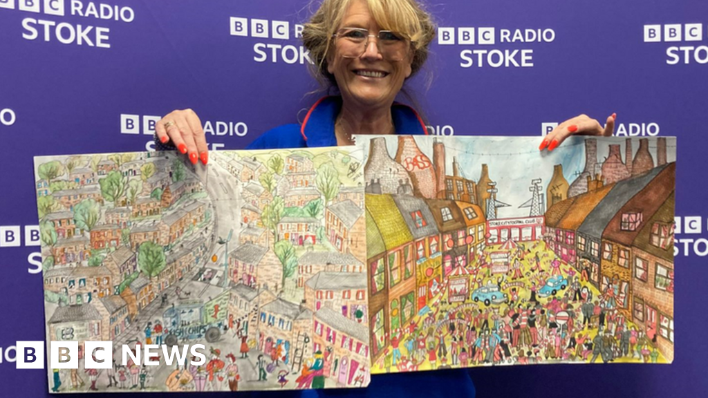 Angel's community-inspired Stoke-on-Trent art draws from memories - BBC ...