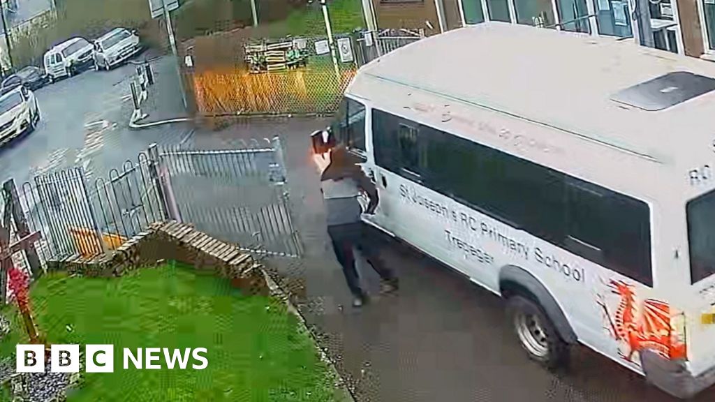 Tredegar community 'devastated' after school bus is stolen and torched ...