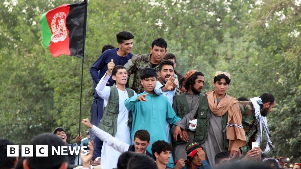 Taliban And Afghan Forces Embrace In Eid Ceasefire Bbc News