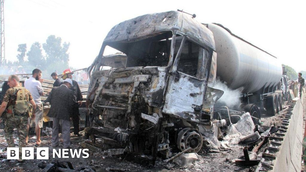 Syria conflict: IS claims wave of bombings that kills dozens - BBC News