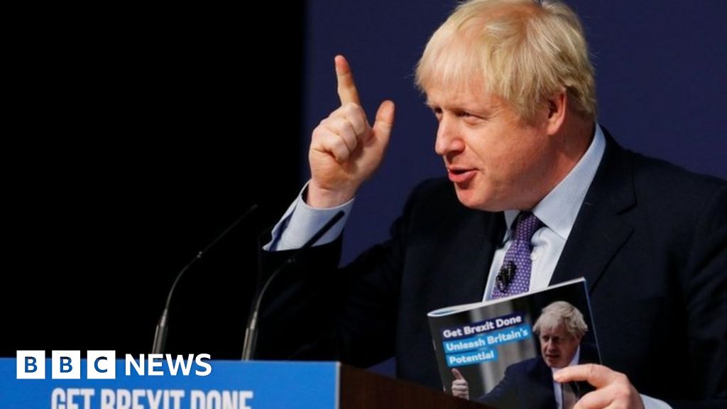 BBC coverage of the Conservative Party manifesto launch - BBC News