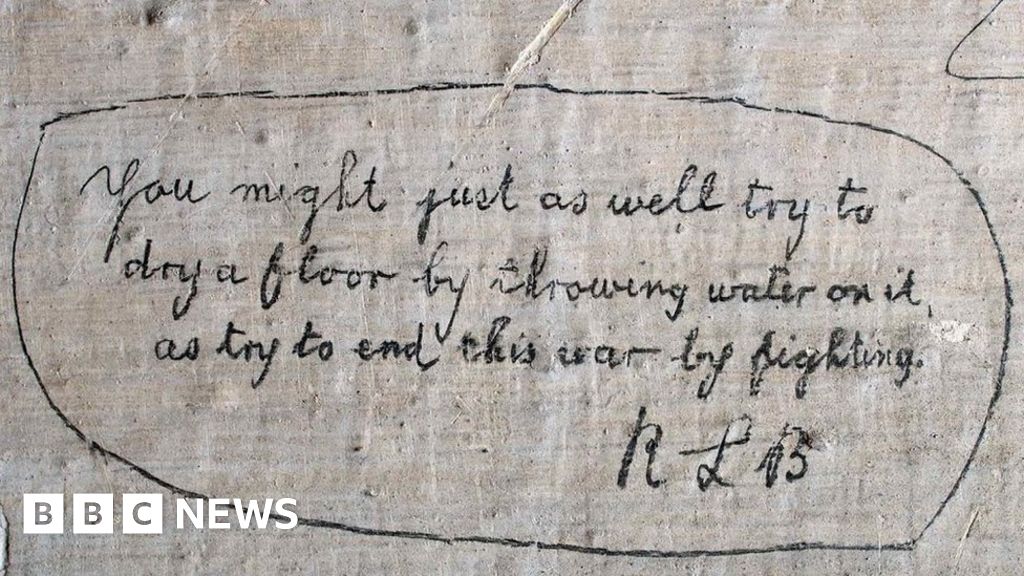 WW1 conscientious objector graffiti at Richmond Castle to be preserved ...