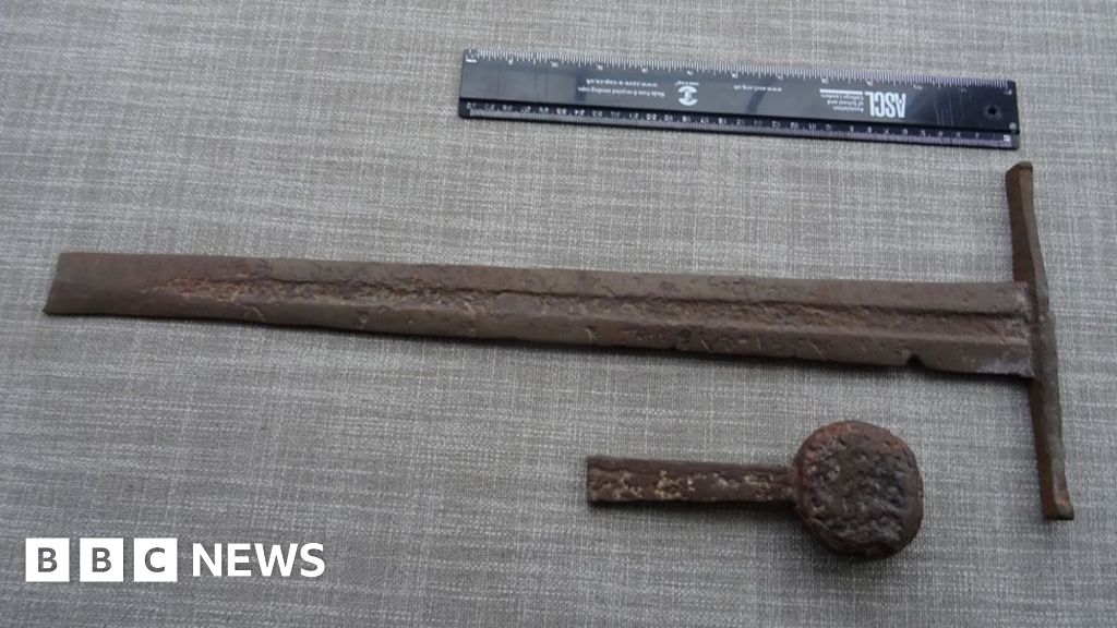 Shropshire 'sword in the sand' could be from 13th Century