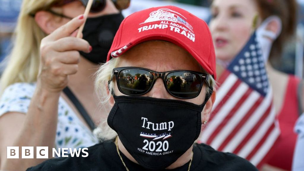 US election 2020: Fact-checking Trump and Biden on Covid - BBC News