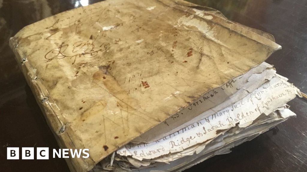 Centuries-old mystery 'filofax' returned to New Forest church