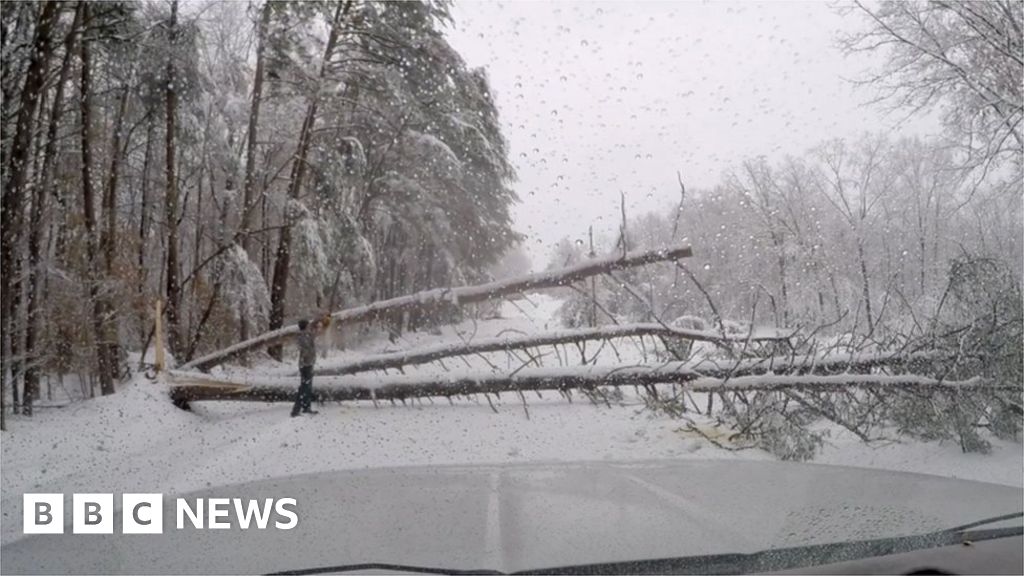Us Snowstorm Kills Three In North Carolina
