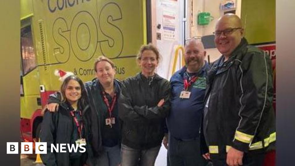 Essex gets new SOS bus to continue helping people with addition - BBC News