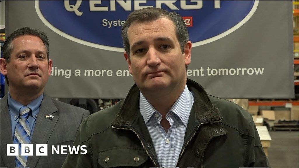 Ted Cruz calls Donald Trump a 'snivelling coward' - BBC News