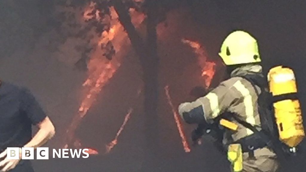 ScottishPower apologises for 'devastating' substation fire - BBC News