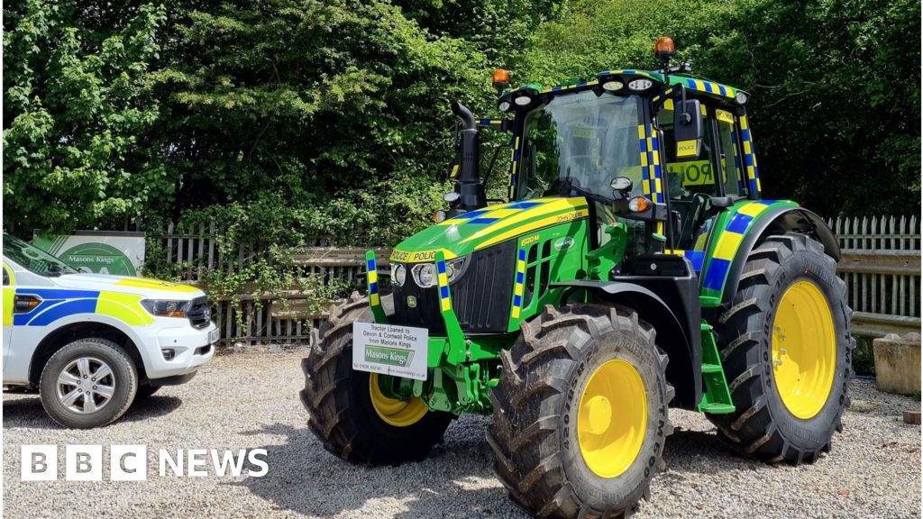 Devon and Cornwall Police launch competition to name tractor - BBC News