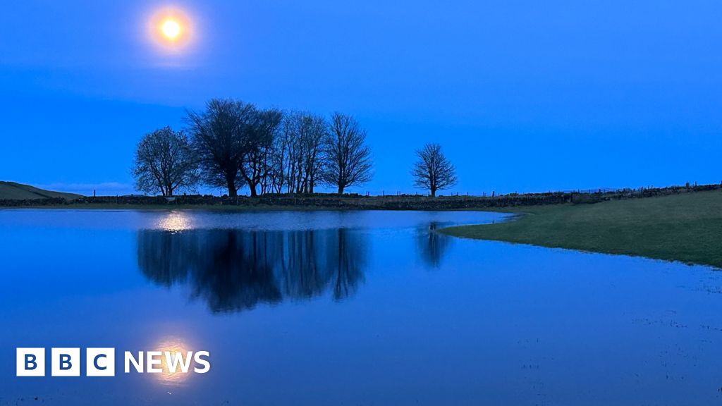 In pictures: Cold Moon over Scotland